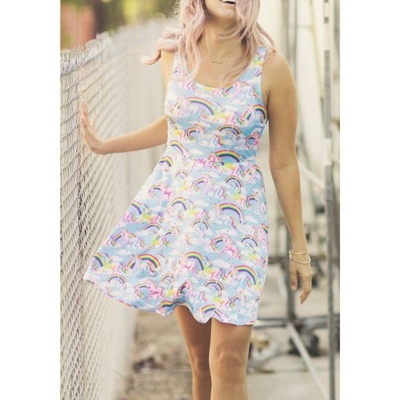 Lisa Frank | Dresses | Lisa Frank Unicorn Rainbow Dress Xs | Poshmark